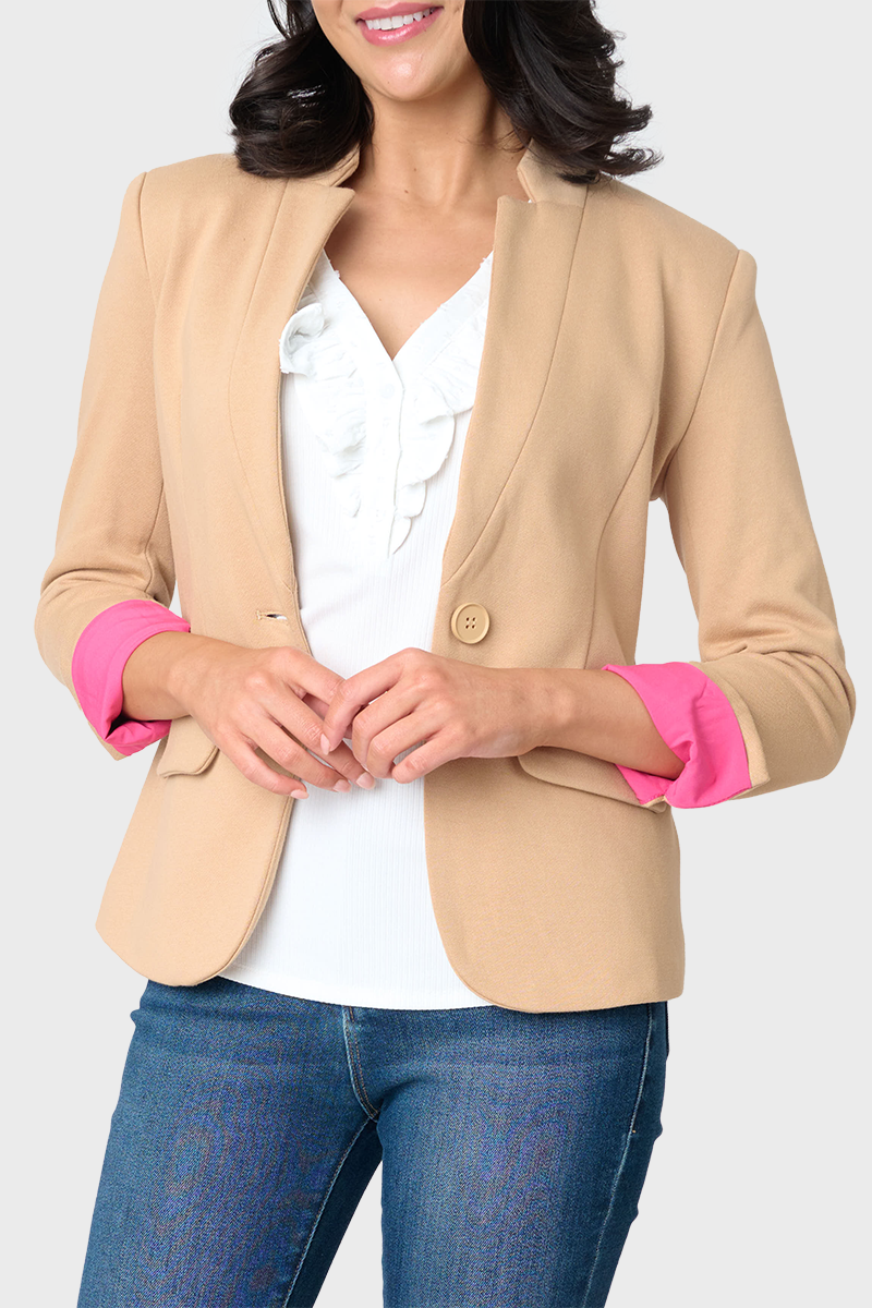 Notch Collar Blazer – Gibsonlook
